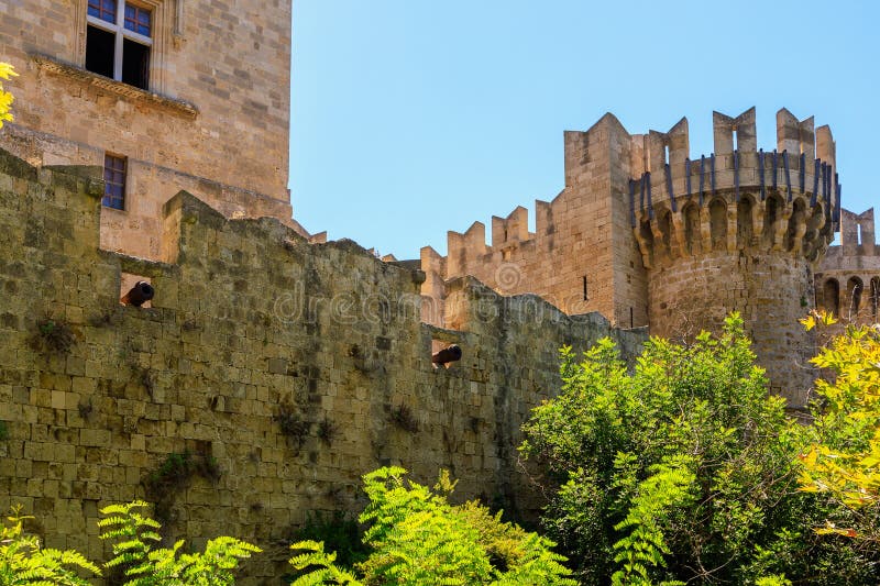 Ancient Fortress. Background with Selective Focus and Copy Space Stock ...