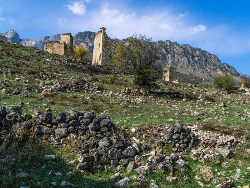 An Ancient Fortress Structure for Protection from Attacks Stock Photo ...