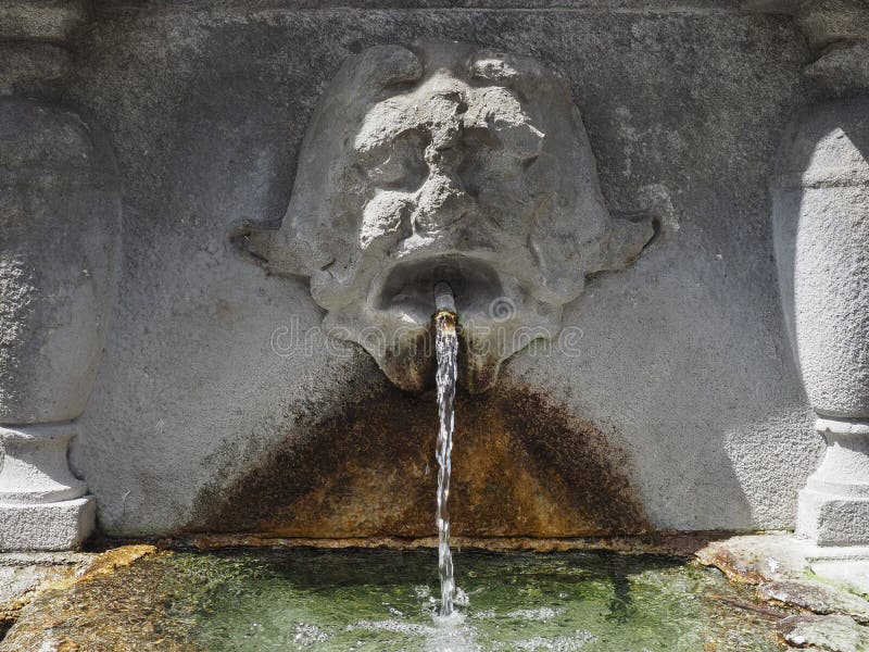 Ancient fountain water jet stock photo. Image of fountains - 227428028