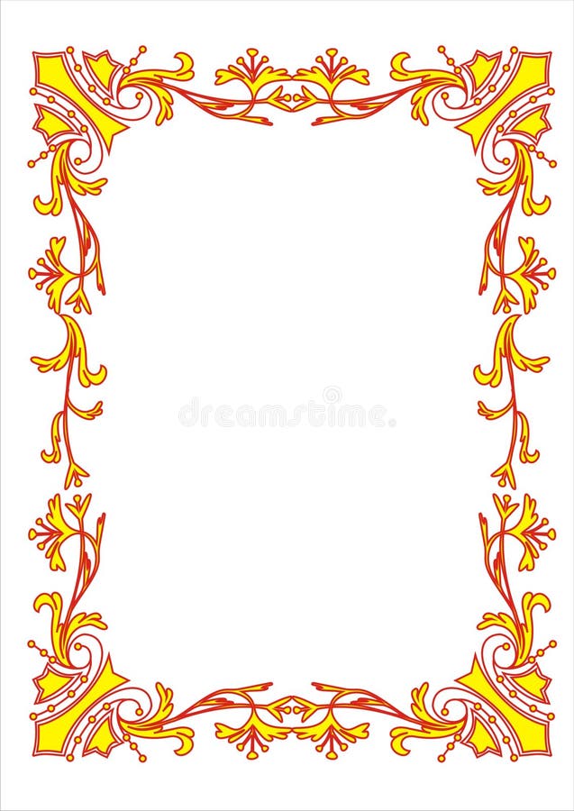 An ancient frame stock vector. Illustration of painter - 3642394