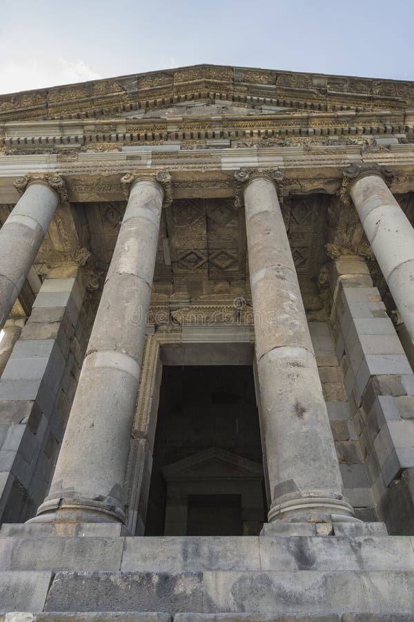 Ancient Garni Pagan Temple, the Hellenistic Temple in Armenia Stock ...