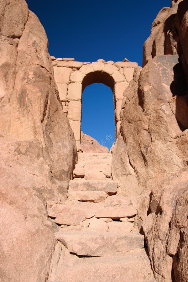 Ancient gate stock photo. Image of sinai, religion, prophet - 8664796