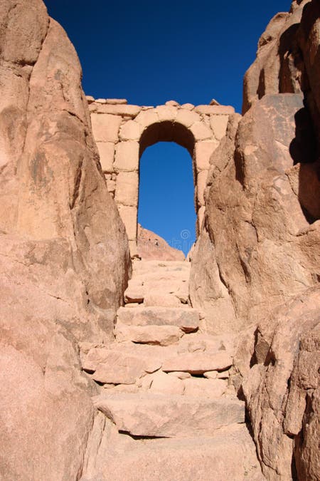 Ancient gate stock photo. Image of sinai, religion, prophet - 8664796