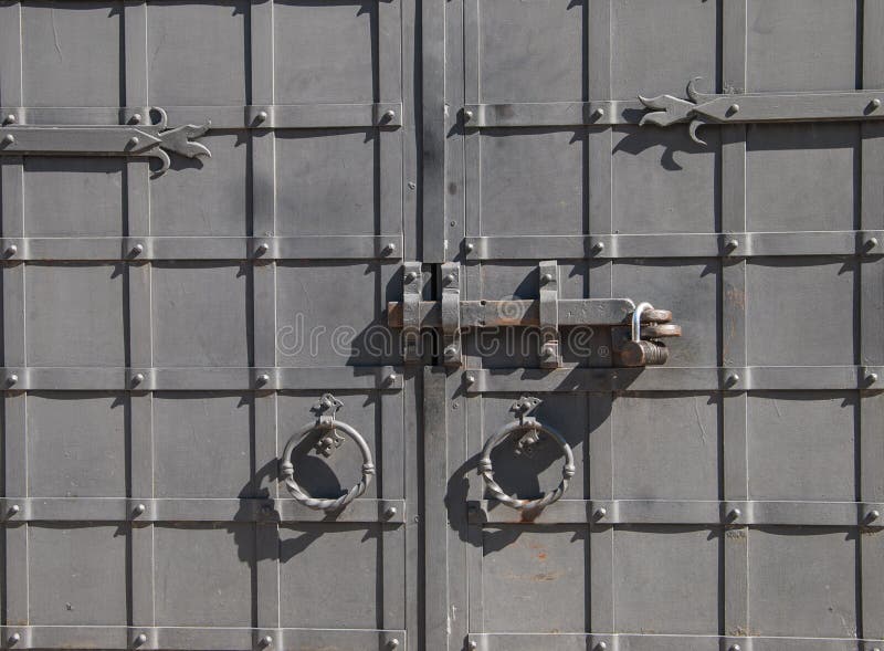 Ancient gate stock photo. Image of gate, bolt, antiquities - 52745406