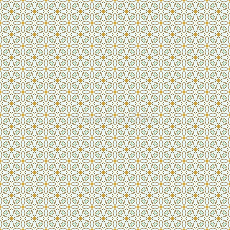 Ancient Geometric Pattern in Repeat. Fabric Print. Seamless Background ...