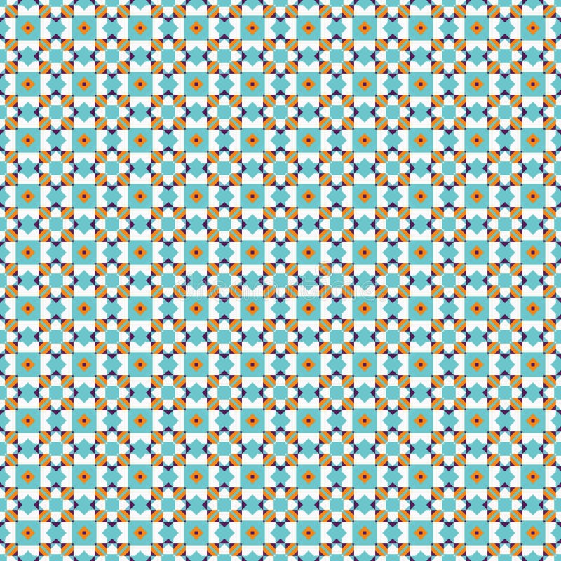 Ancient Geometric Pattern in Repeat. Fabric Print. Seamless Background ...