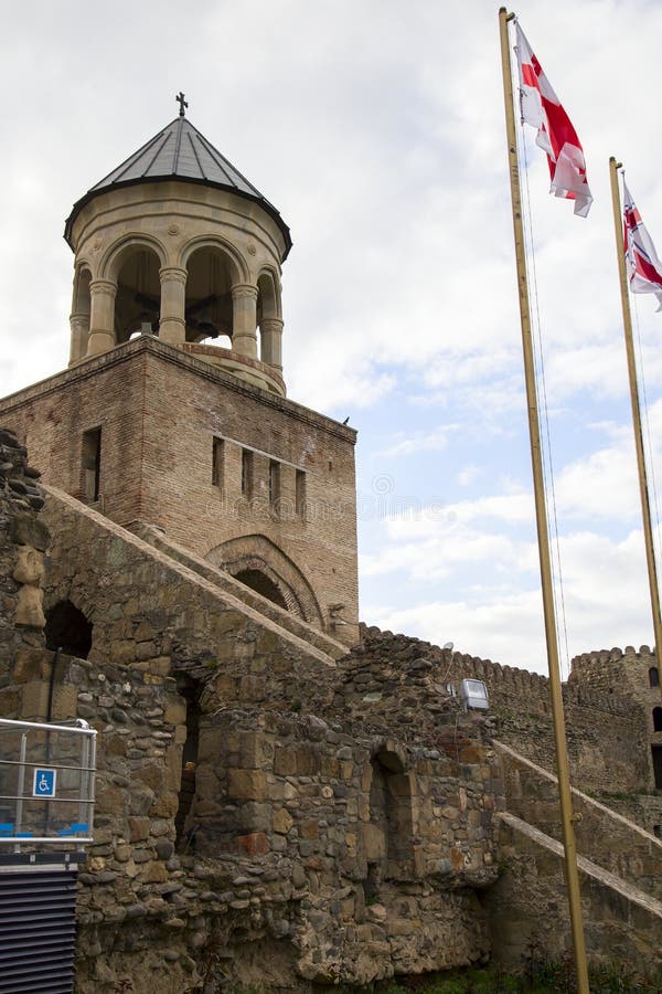 The Ancient Georgian Orthodox Church In Mtskheta. Stock Photo - Image ...