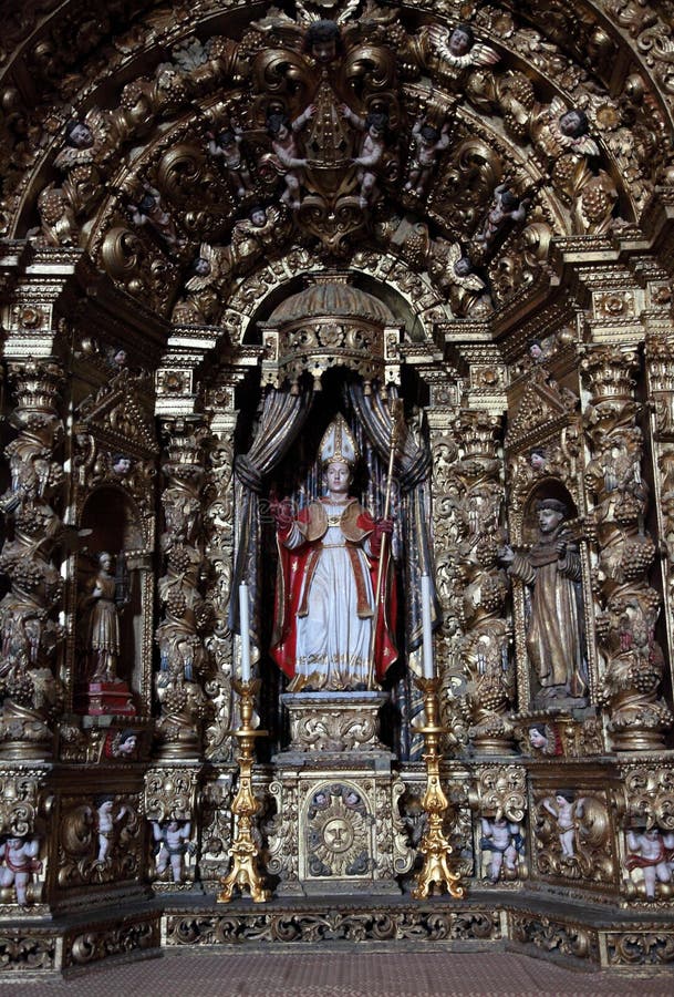 Ancient gilded altar stock photo. Image of faro, ancient - 15055584