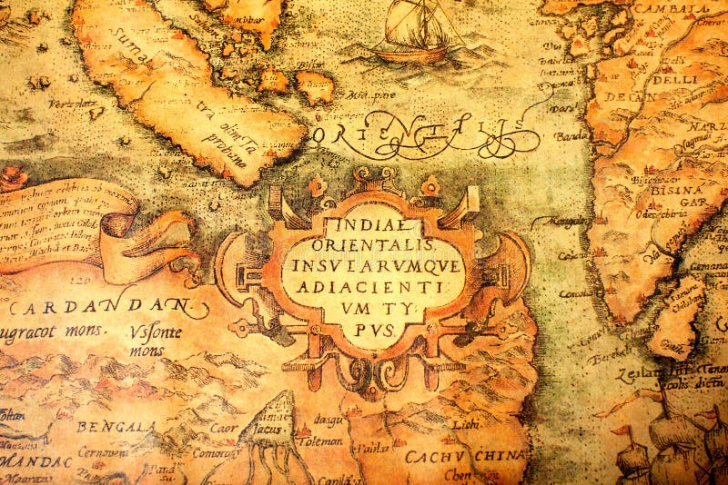 Ancient global map stock photo. Image of ancient, retro - 35247958