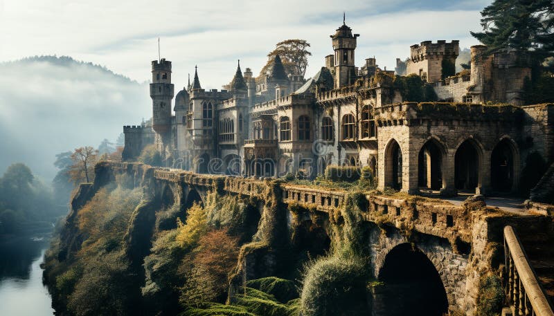 Ancient Gothic Architecture Majestically Frames the Famous Medieval ...