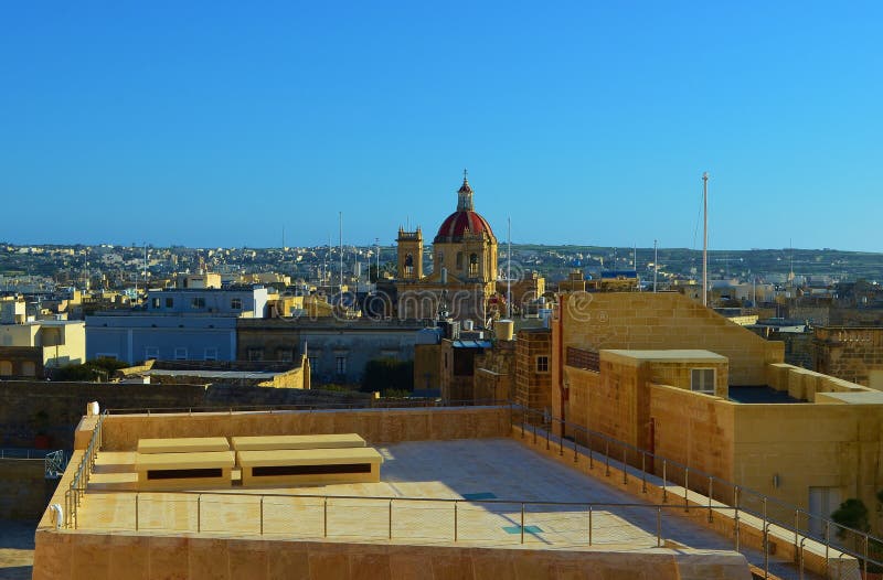 Ancient Gozo Island Architecture Stock Photo - Image of picturesque ...