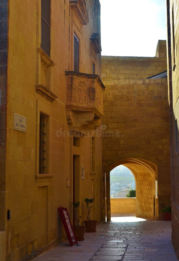Ancient Gozo Island Architecture Stock Image - Image of malta, ancient ...