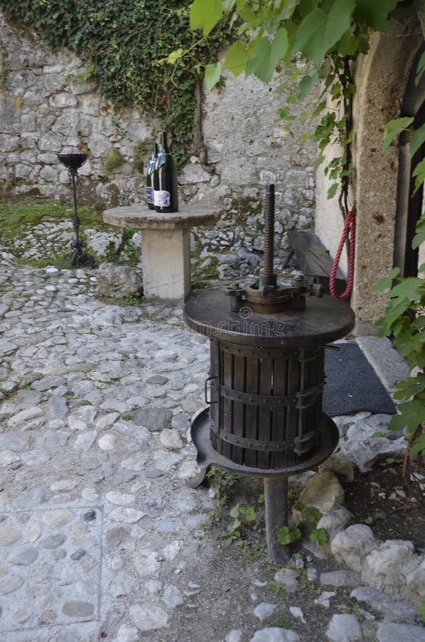 Ancient grape masher stock image. Image of white, masher - 32525139