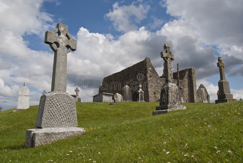 Ancient graveyard stock photo. Image of eire, celtic - 20070048