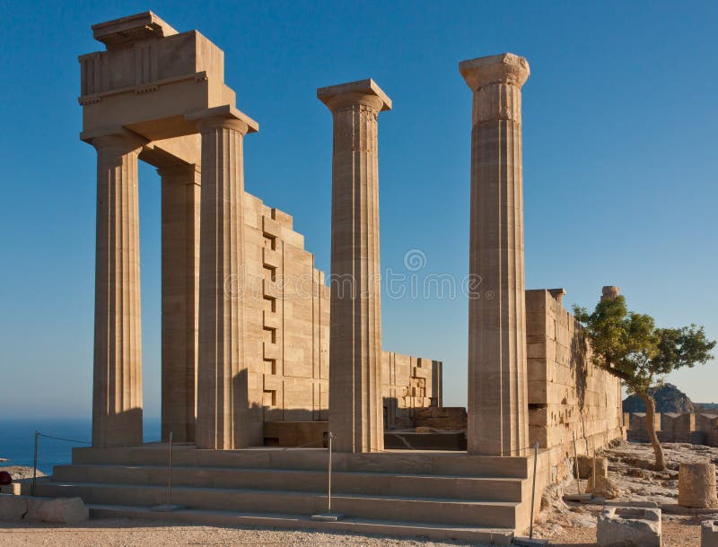 Ancient Greek acropolis stock image. Image of ancient - 49069709