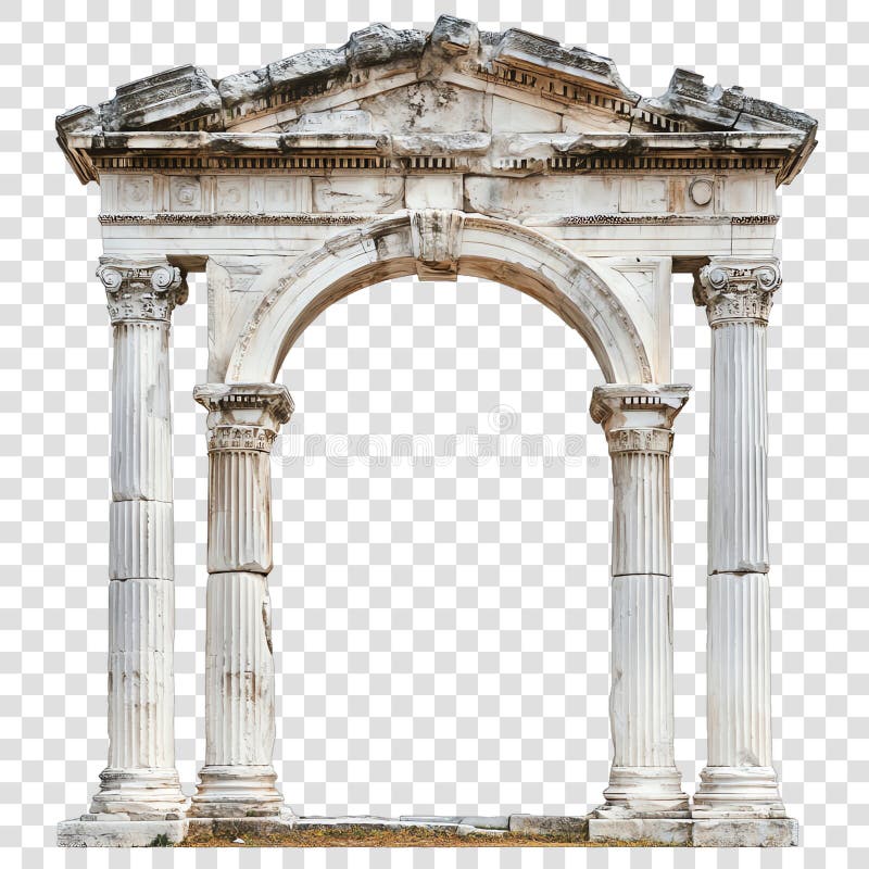 Ancient greek arch stock image. Illustration of gate - 341508783