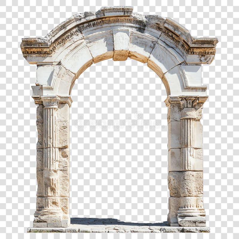 Ancient greek arch stock image. Illustration of gate - 341508783