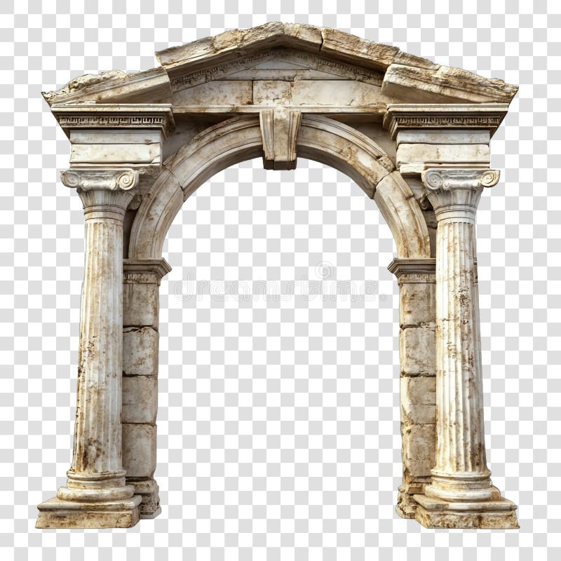 Ancient greek arch stock image. Illustration of greek - 341508797