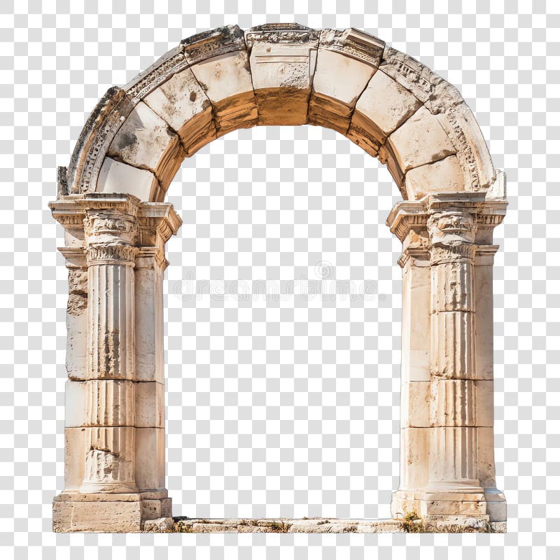 Ancient greek arch stock photo. Illustration of exterior - 341508798