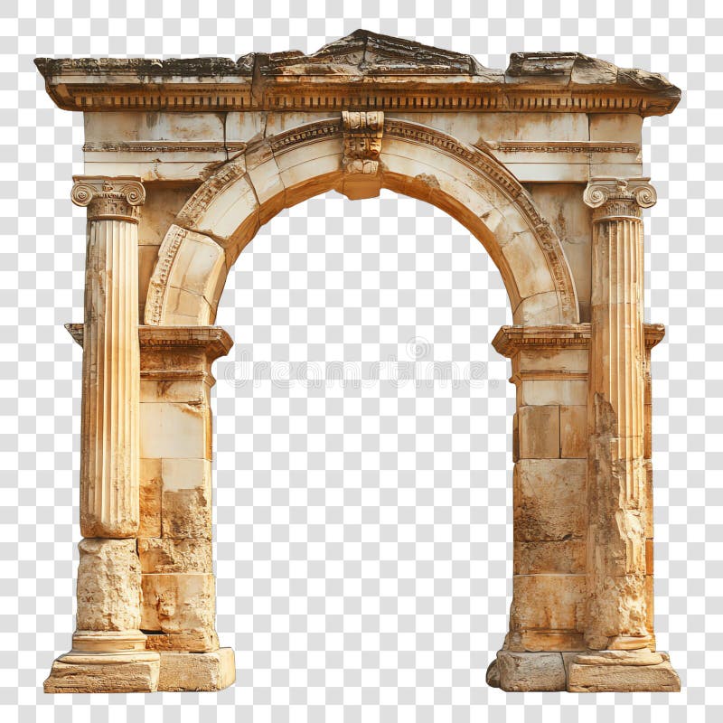 Ancient greek arch stock image. Illustration of greek - 341508803