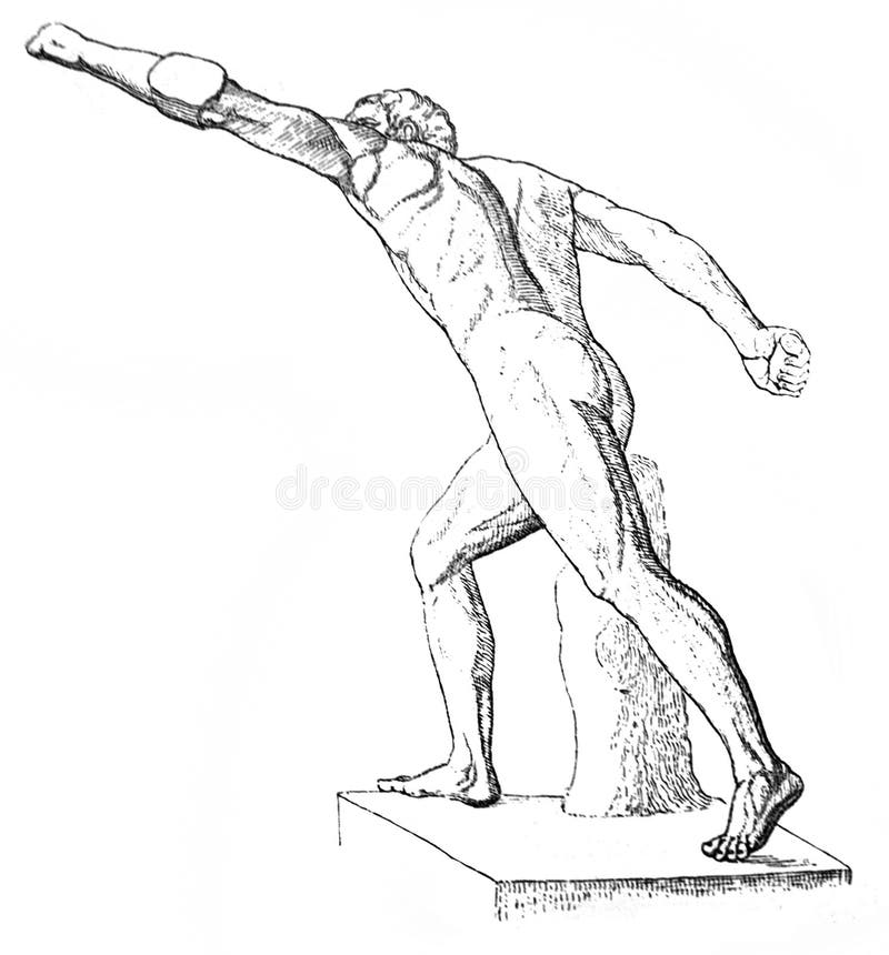 Ancient Greek Athlete Stock Illustrations 755 Ancient Greek Athlete