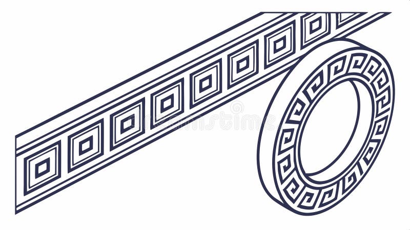 Ancient Greek Border Patterns Ancient Greek Border Patterns Stock