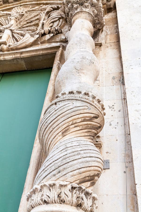 Ancient greek column stock photo. Image of animal, love - 305874146