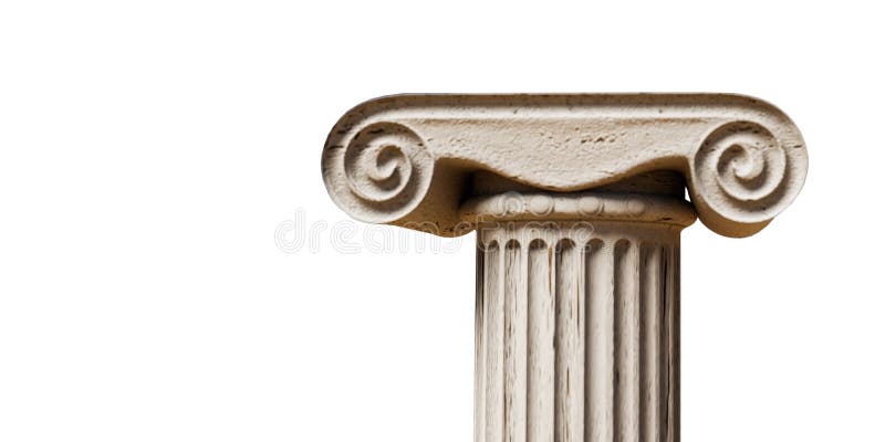 Greek column stock illustration. Illustration of pillar - 161055068