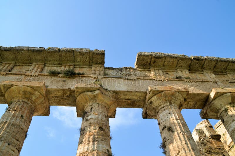 Ancient Greek columns stock photo. Image of greek, design - 43542380