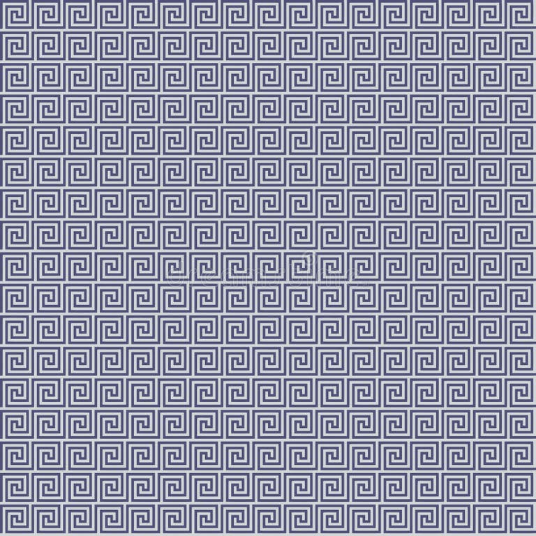 Ancient Greek Decorative Seamless Pattern Meander Abstract Vector ...