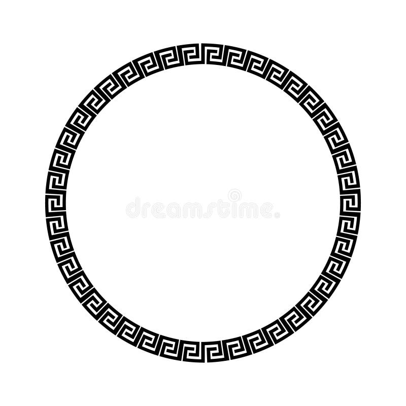 Ancient Greek Frame Patterns. Antique Borders from Greece Stock Vector ...