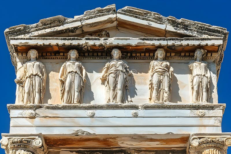 Ancient Greek Frieze stock illustration. Illustration of frieze - 368678489