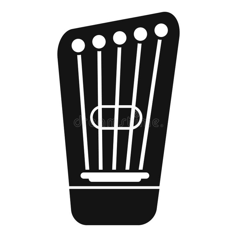 Ancient Greek Kithara Stringed Musical Instrument Icon Stock Vector ...