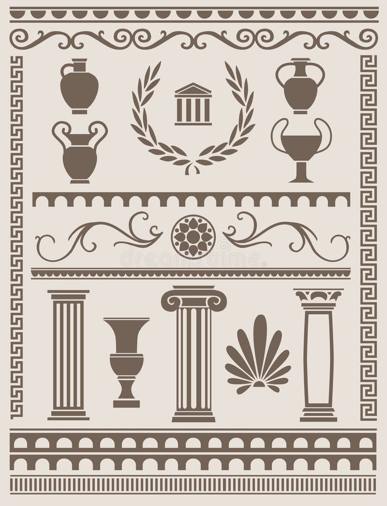 Ancient Roman Border Stock Illustrations – 4,844 Ancient Roman Border ...