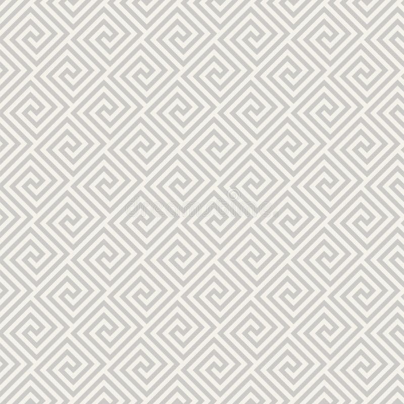 Greek Seamless Pattern. Black and White Patterned Geometric Background ...