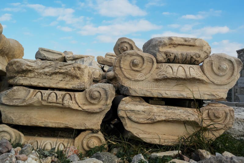 Ancient greek stones stock photo. Image of acropolis - 83440454