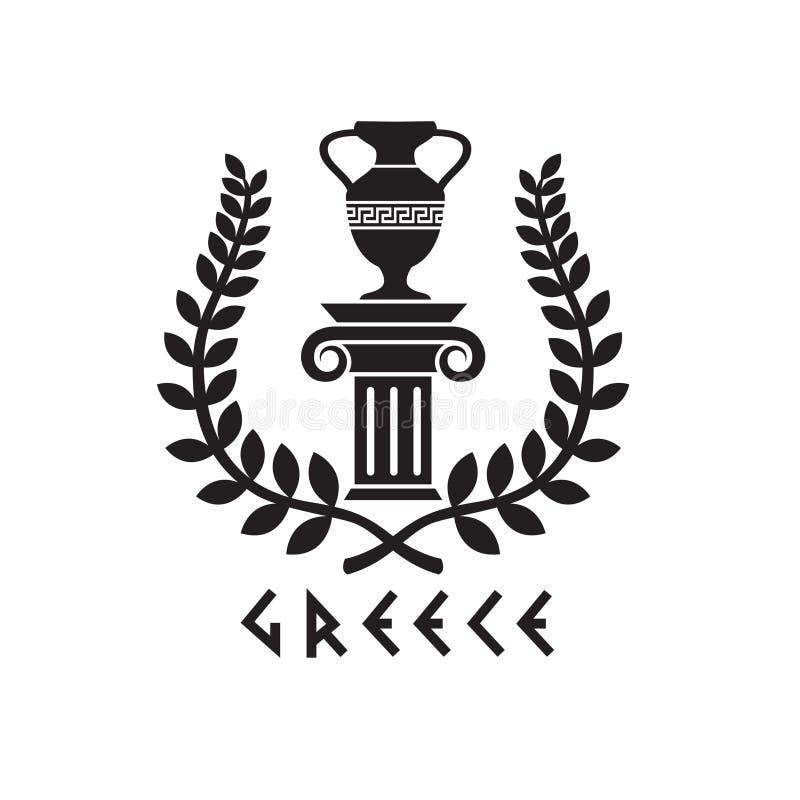 Ancient greek symbol stock illustration. Illustration of pattern ...