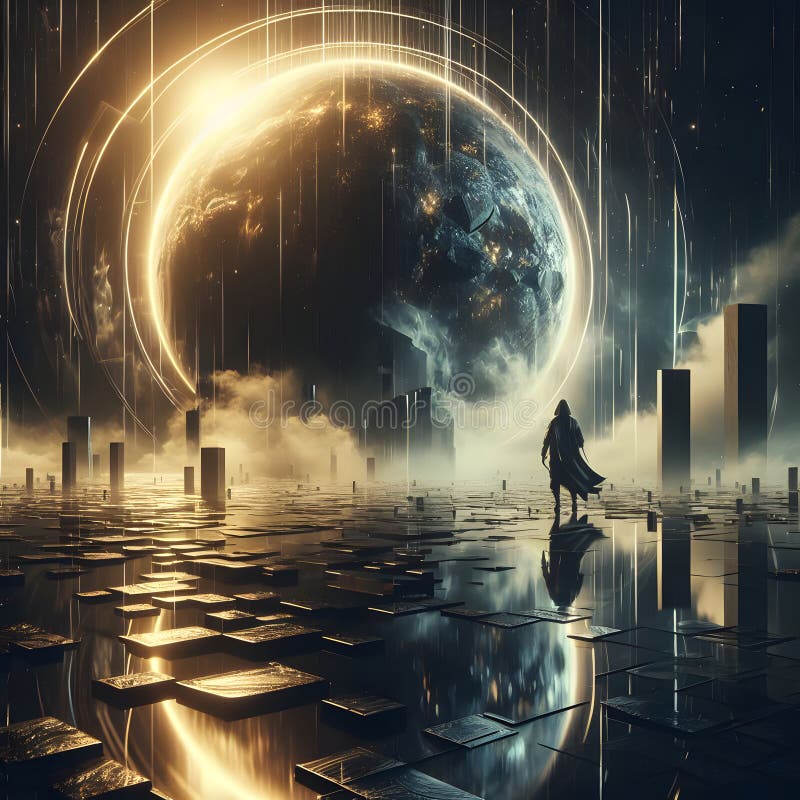 Ancient Greek Warrior in Front of Abstract Background Stock ...