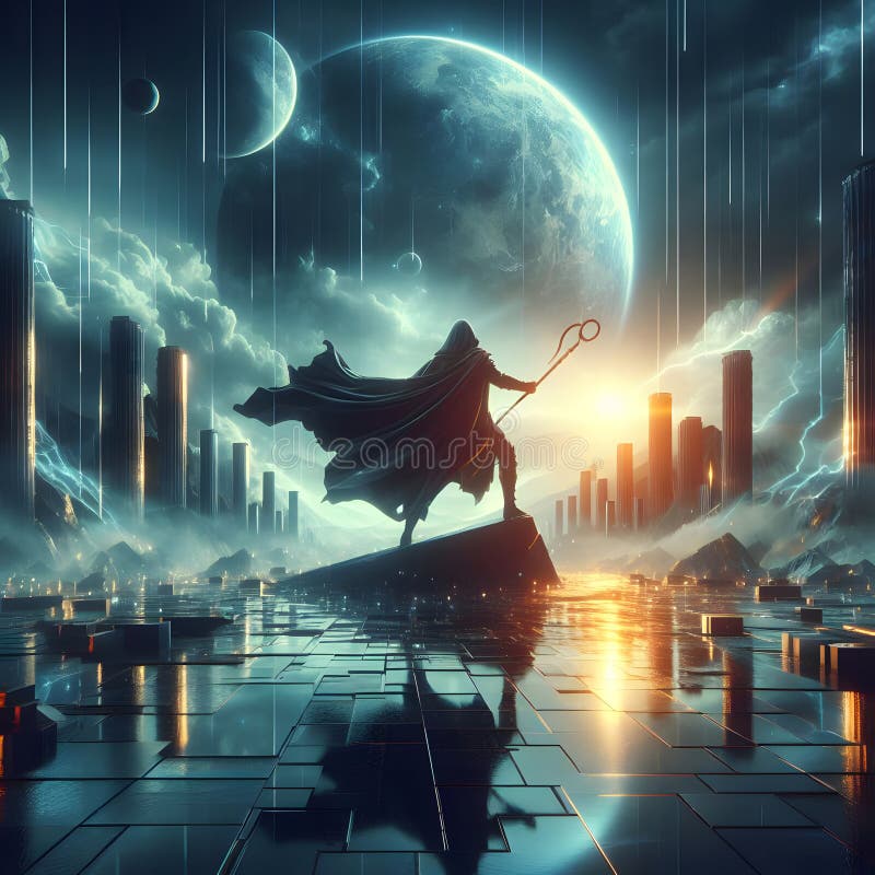 Ancient Greek Warrior in Front of Abstract Background Stock ...