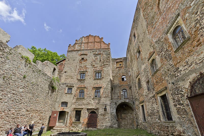 Ancient Grodno Castle stock image. Image of historical - 263249257