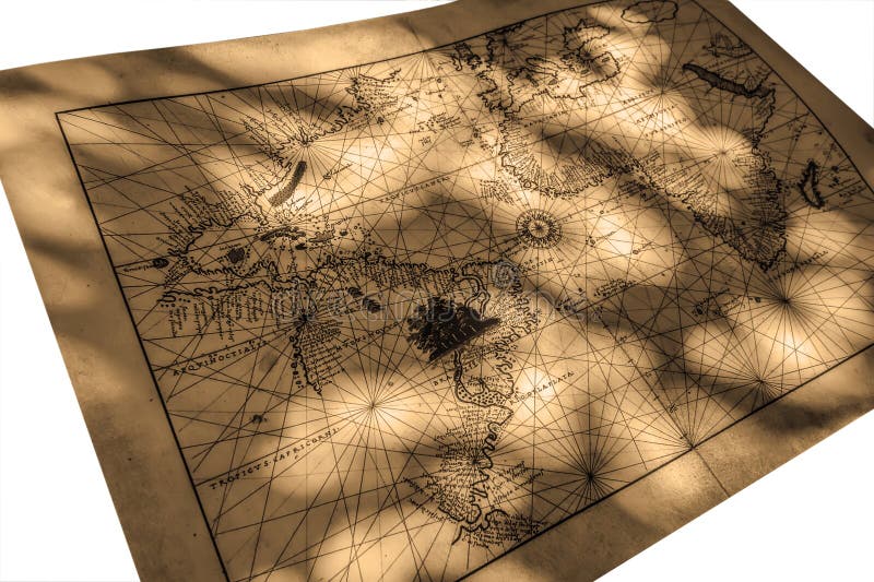 Ancient Grunge Map of the World Stock Image - Image of frame, isolated ...