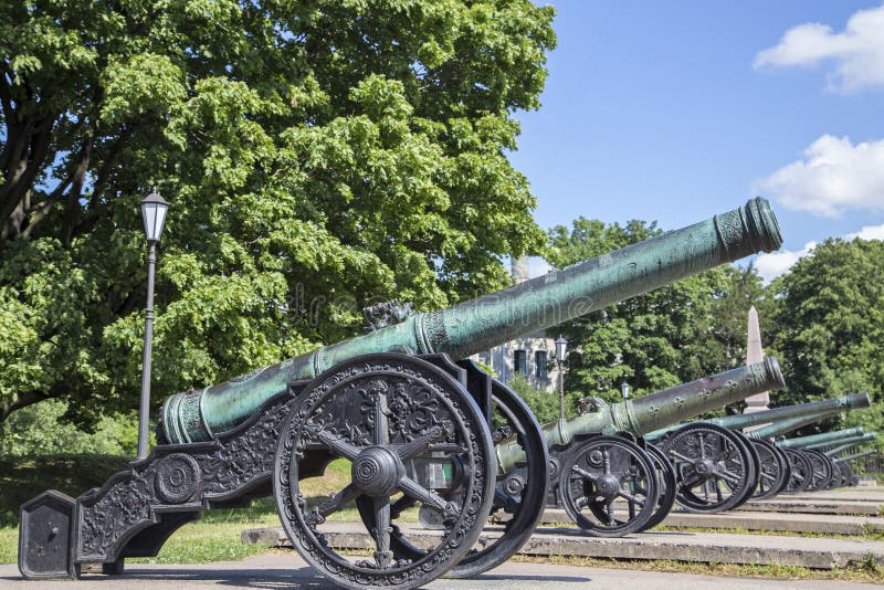 Ancient Guns about the Museum Editorial Photography - Image of howitzer ...
