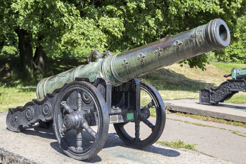 Ancient guns stock image. Image of historic, iron, bastion - 24741853