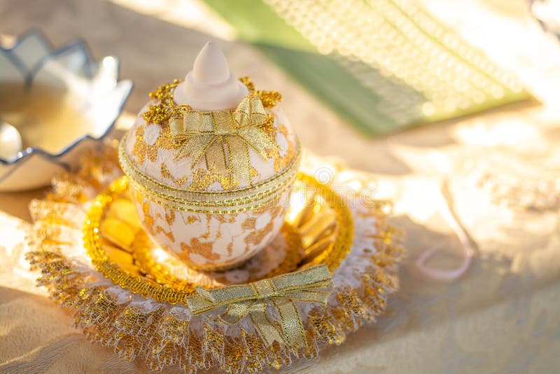 Ancient Hand Made Thailand Tea Cup Saucer Crystal Stock Image - Image ...
