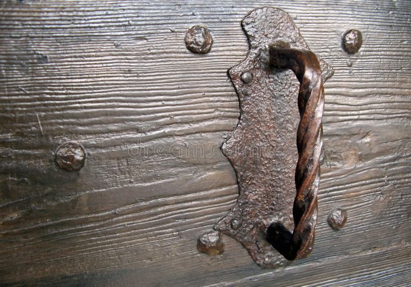 Ancient Hinge stock photo. Image of wood, door, hand - 127137474