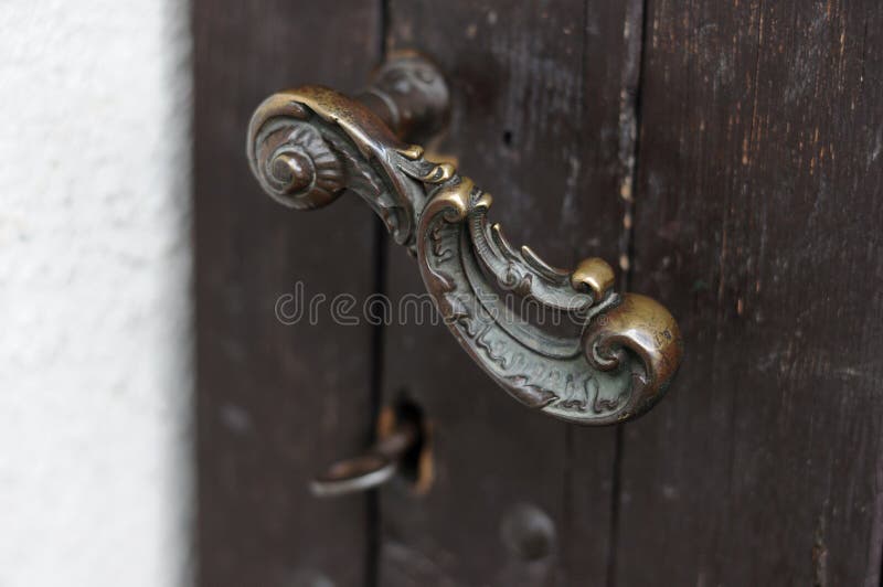 Ancient handle stock photo. Image of steel, artistic - 70042134