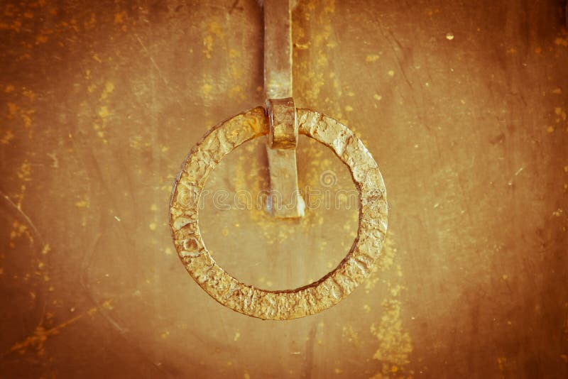 Ancient handle stock image. Image of ancient, brass, metal - 42865011