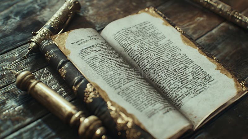 An Ancient Hebrew Biblical Scroll Featuring Prophetic Writings and ...