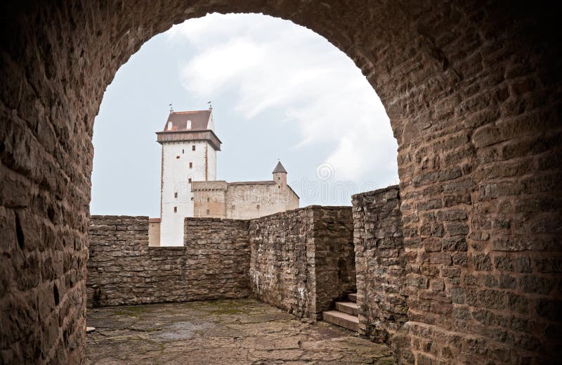 Ancient Herman Castle in Narva Stock Image - Image of estonian ...