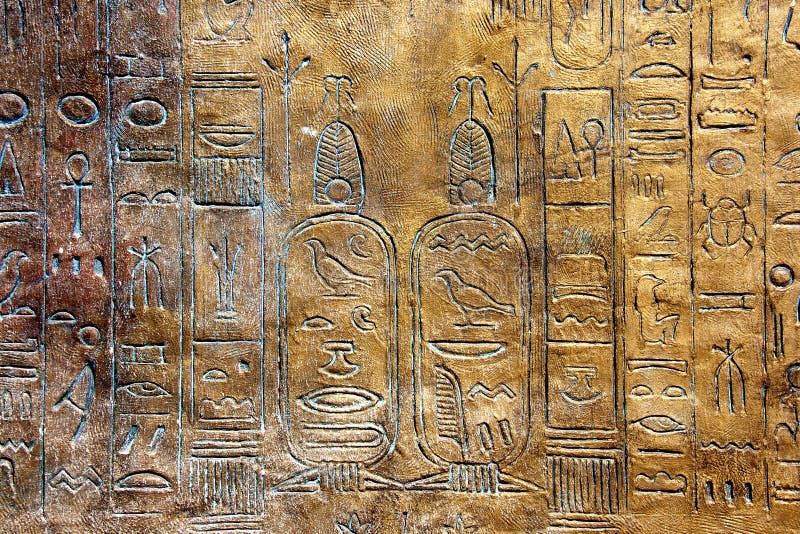 Ancient hieroglyphs. stock photo. Image of cultural, signs - 33258146